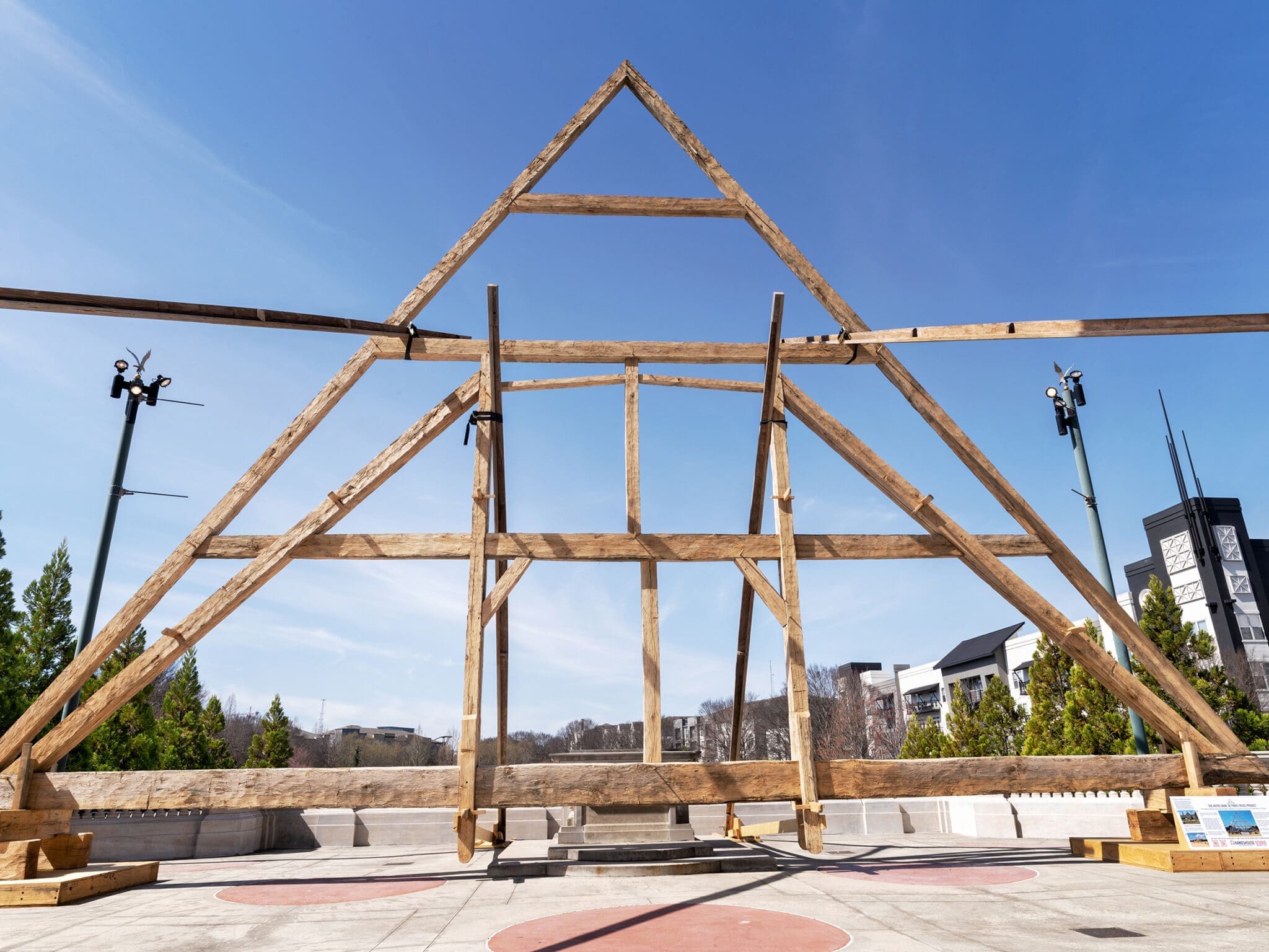 Notre Dame Cathedral truss exhibit visits Atlanta - Georgia Bulletin ...