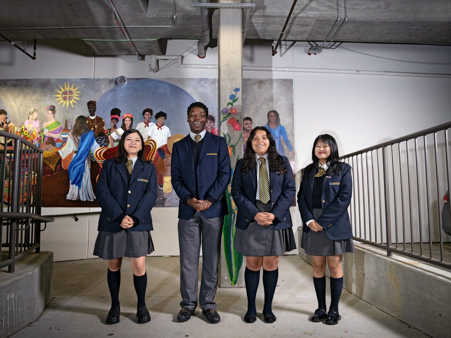 Mural marks decade of Cristo Rey Atlanta Jesuit High School - Georgia ...