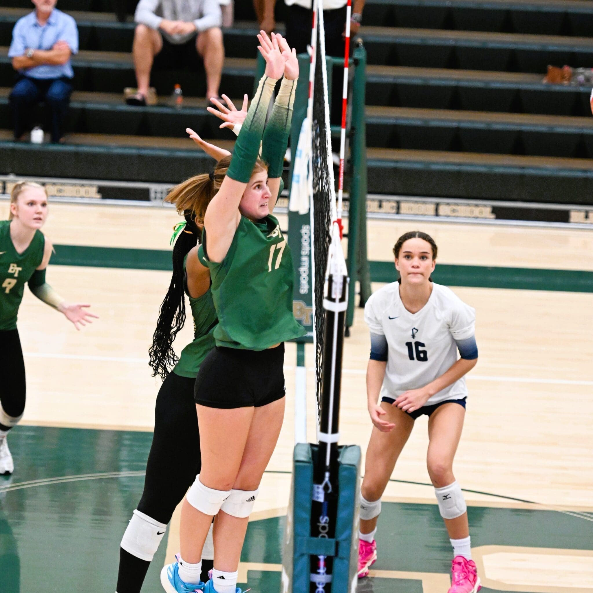 Blessed Trinity HS volleyball team wins against St. Pius X rivals ...